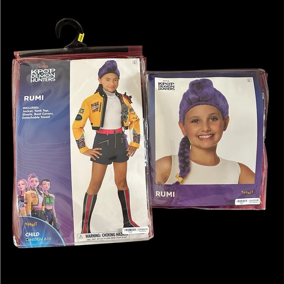 Spirit | Costumes | Spirit Kids Krop Demon Hunters Costume With Purple ...
